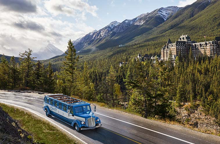 Open Top Touring: Historic-Style Sightseeing in Banff National Park