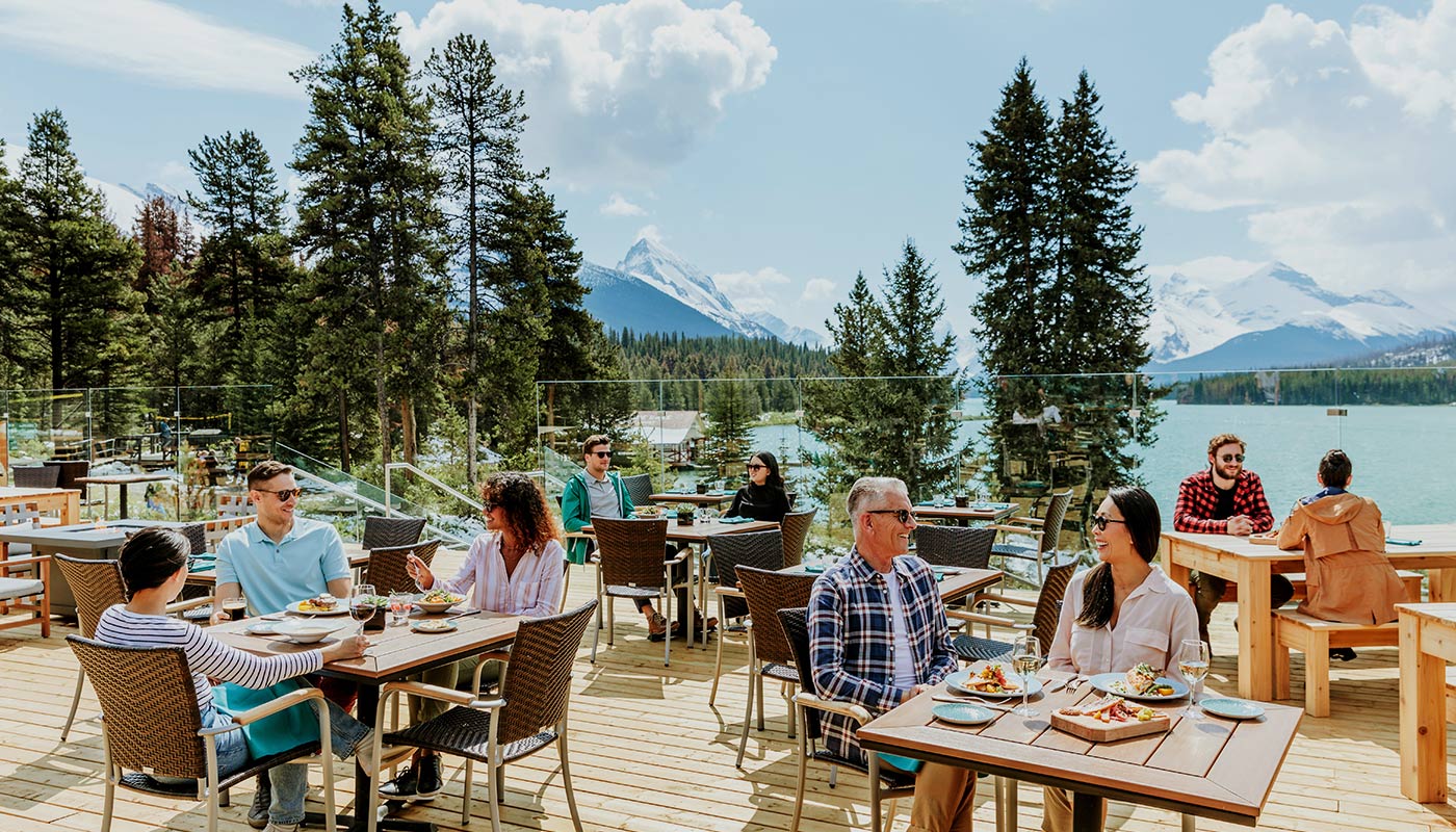 The View Restaurant at Maligne Lake